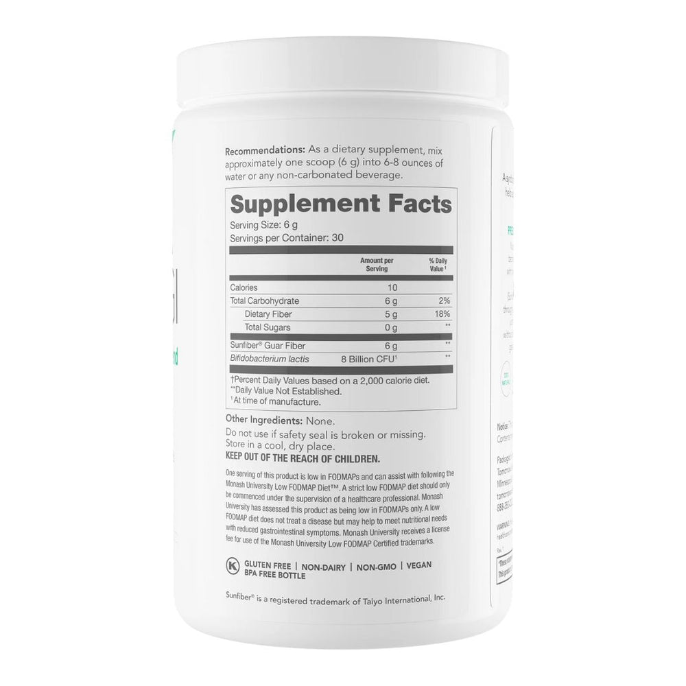 Tomorrow's Nutrition Sunfiber GI - 30 Day Powder (180g) Food Online ...